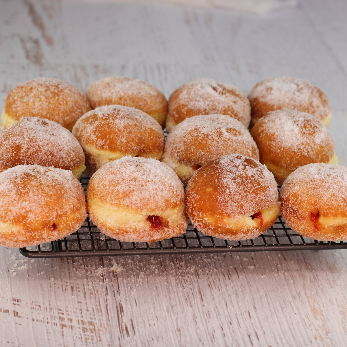 Mini Jam Donuts (12 pack) - Order Muffins Online | – Glenroy Bakery